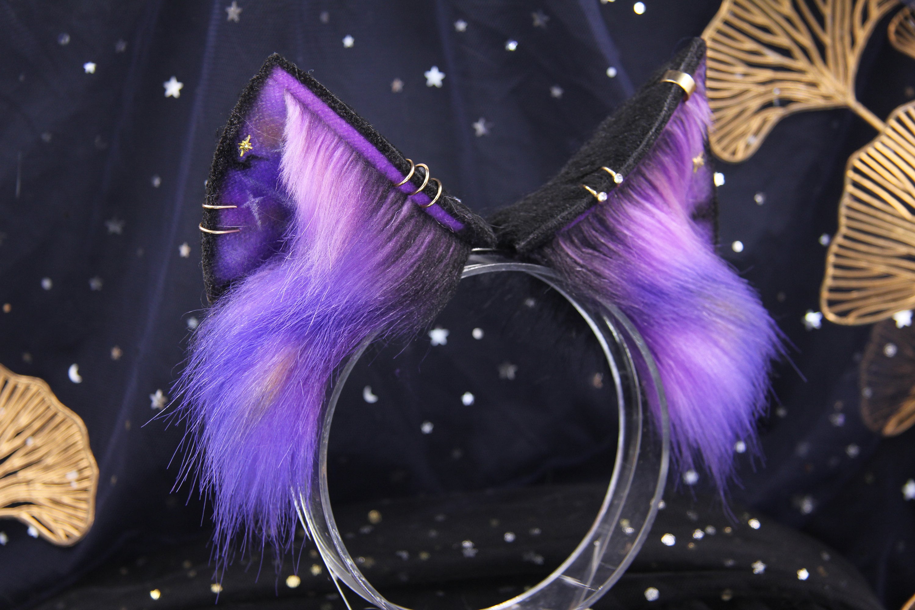 Fancy Fox Ears Set Galaxy Collections violet - Etsy