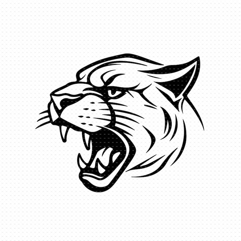 Cougar Svg - Etsy
