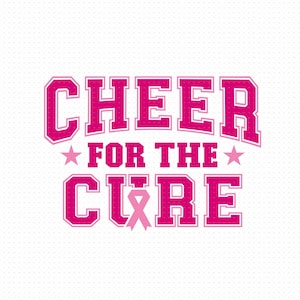 Cheer for the Cure Svg, Png, Eps, Pdf, Breast Cancer Svg, Football ...