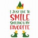 I Just Like to Smile Smiling's My Favorite Svg Png Eps Pdf Files, I ...