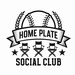 Home Plate Social Club Svg, Png, Eps, Pdf, Home Plate Svg, Home Plate ...