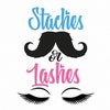 Baby Reveal, Iron On, Staches or Lashes, Staches or Lashes Reveal Party ...