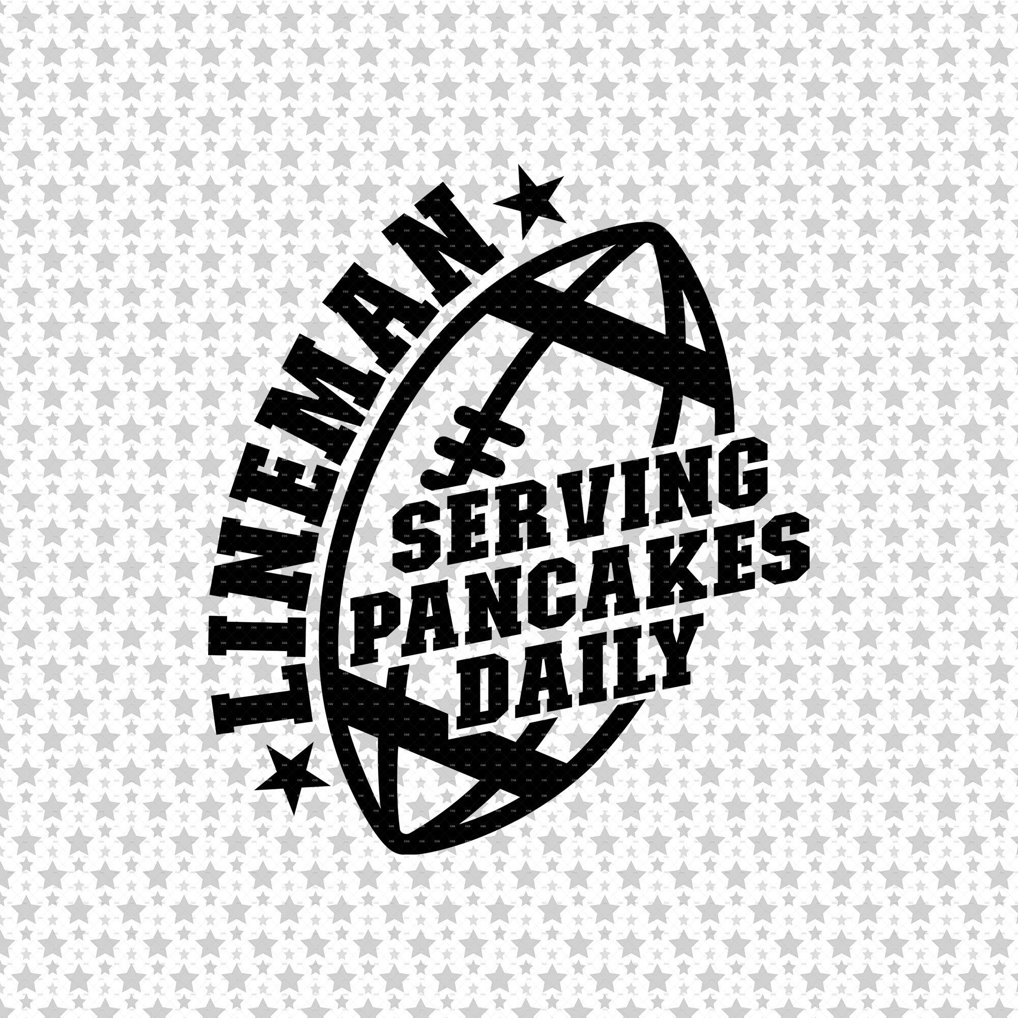 Lineman Serving Pancakes Daily Svg Png Eps Pdf Files - Etsy