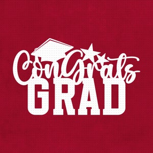 Congrats Grad Svg, Png, Eps, Pdf, Congrats Grad Png, Congrats Grad Cake ...