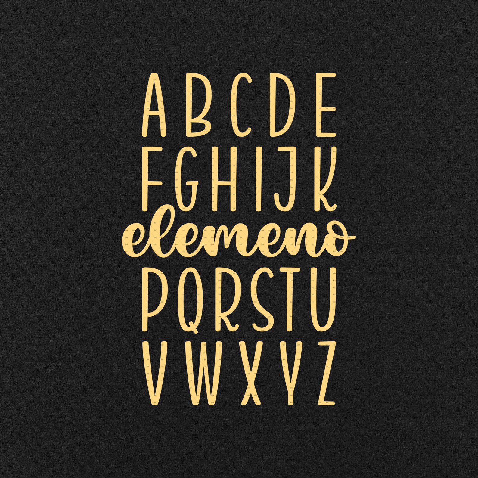 Alphabet Elemeno Svg Png Eps Pdf Files Back to School Svg - Etsy