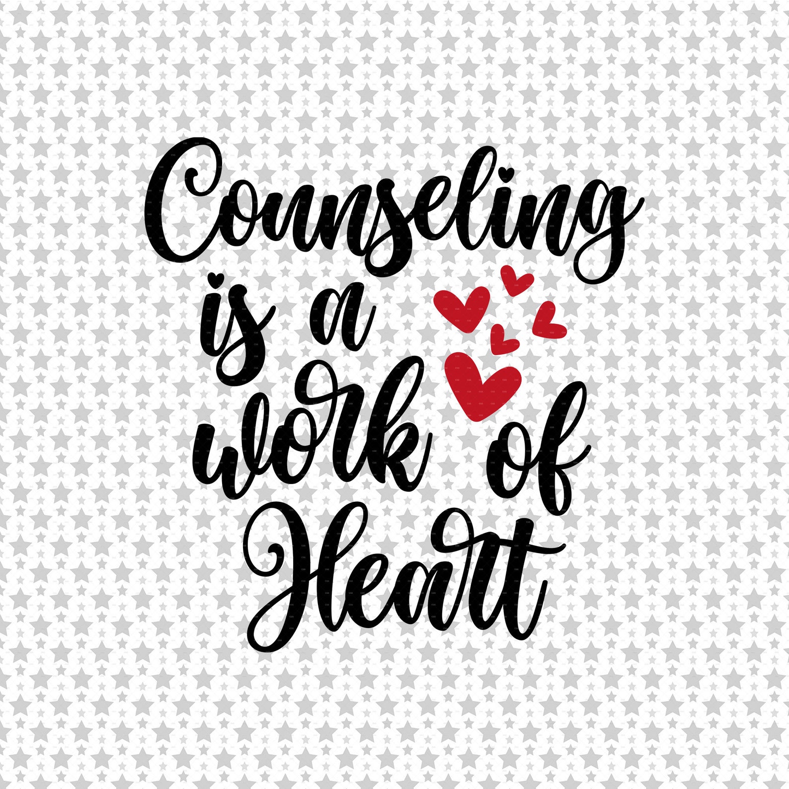 Counseling is A Work of Heart Svg Png Eps Pdf Files, Counseling Svg ...