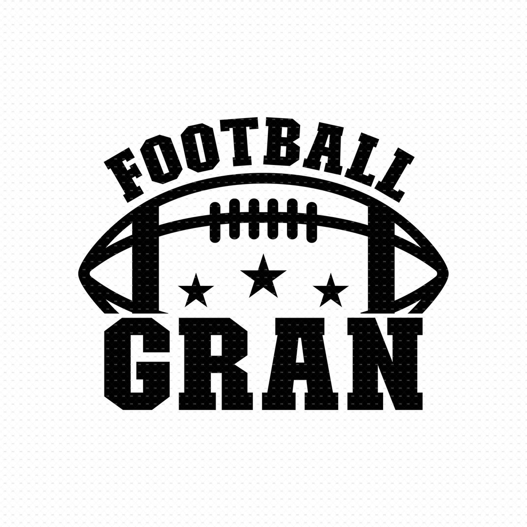 Football Gran SVG: Grandma Football Design (digital Files) - Etsy