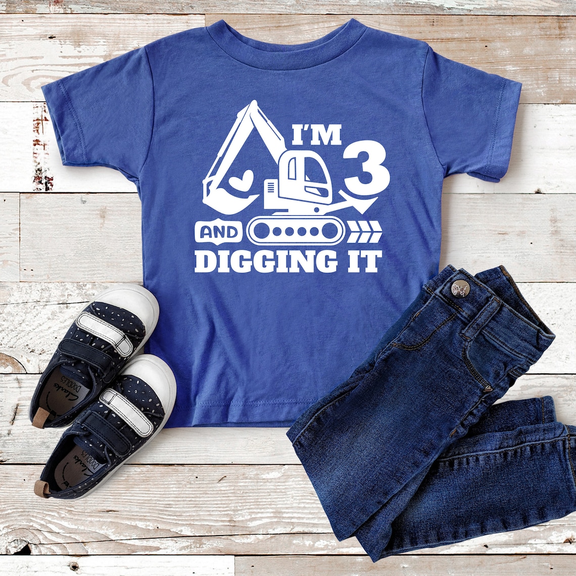 I'm 3 and Digging It Svg Png Eps Pdf Files Im 3 and - Etsy