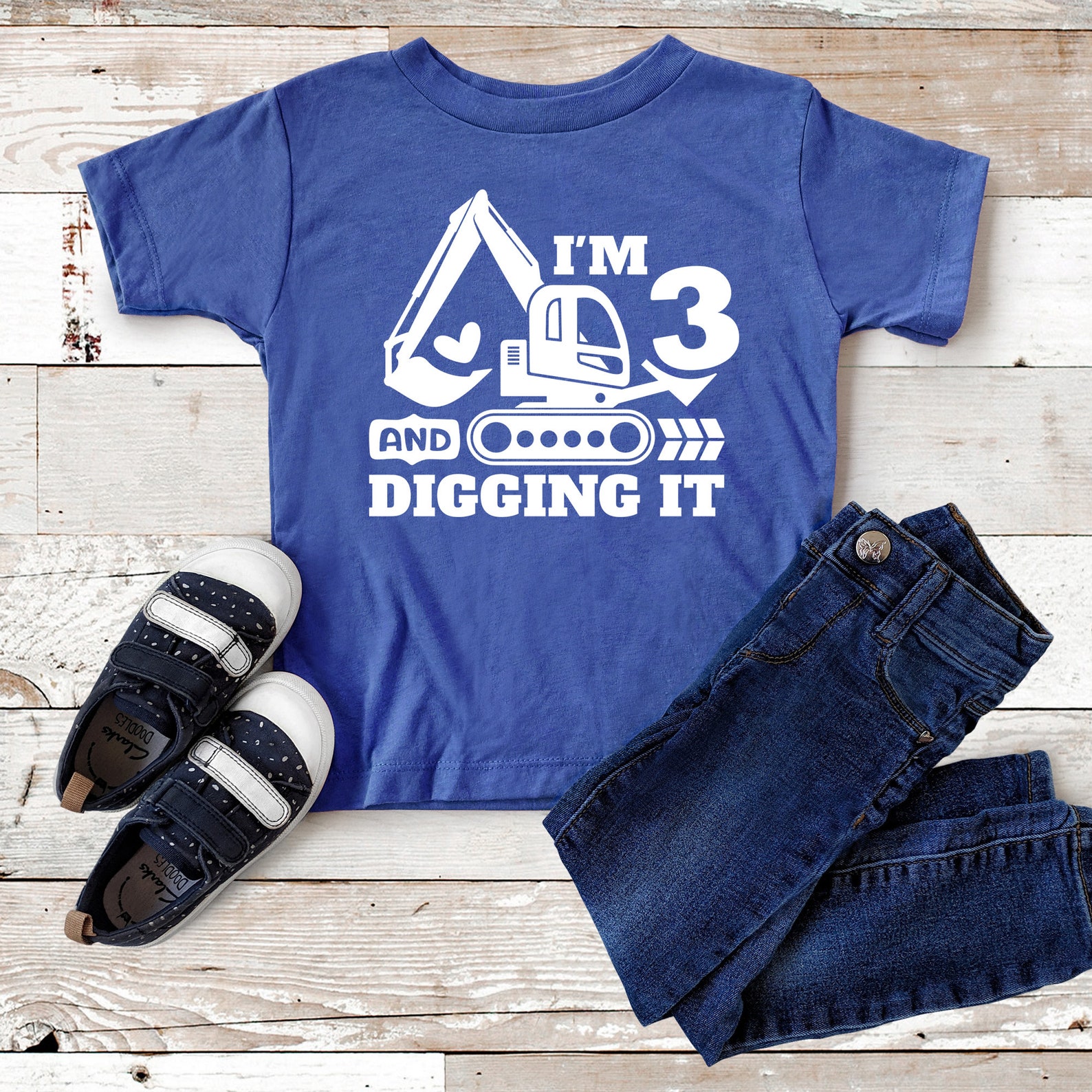 I'm 3 and Digging It Svg Png Eps Pdf Files Im 3 and - Etsy