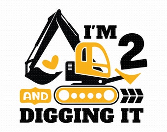 Im 2 and Digging It Png - Etsy