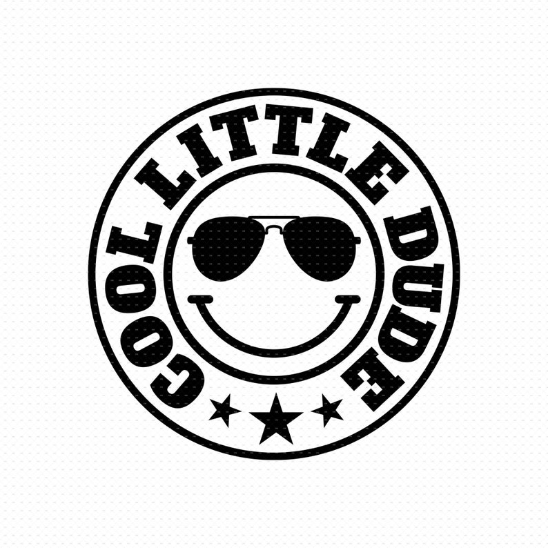 Cool Little Dude Svg Png Eps Pdf Files Cool Dude Svg One - Etsy