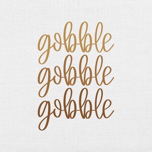 Gobble Gobble Gobble Svg Png Eps Pdf Files, Thanksgiving Svg, Funny ...