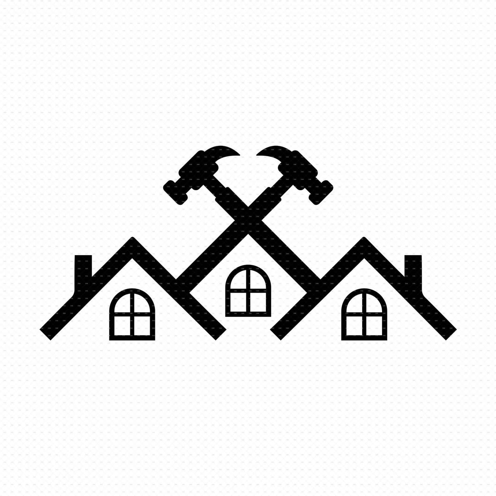 Dakdekker Logo Svg Png Pdf Eps Cut File, Dakbedekking Svg, Bouw Logo ...