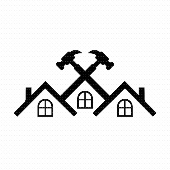 Roofer Logo Svg Png Pdf Eps Cut File Roofing Svg | Etsy