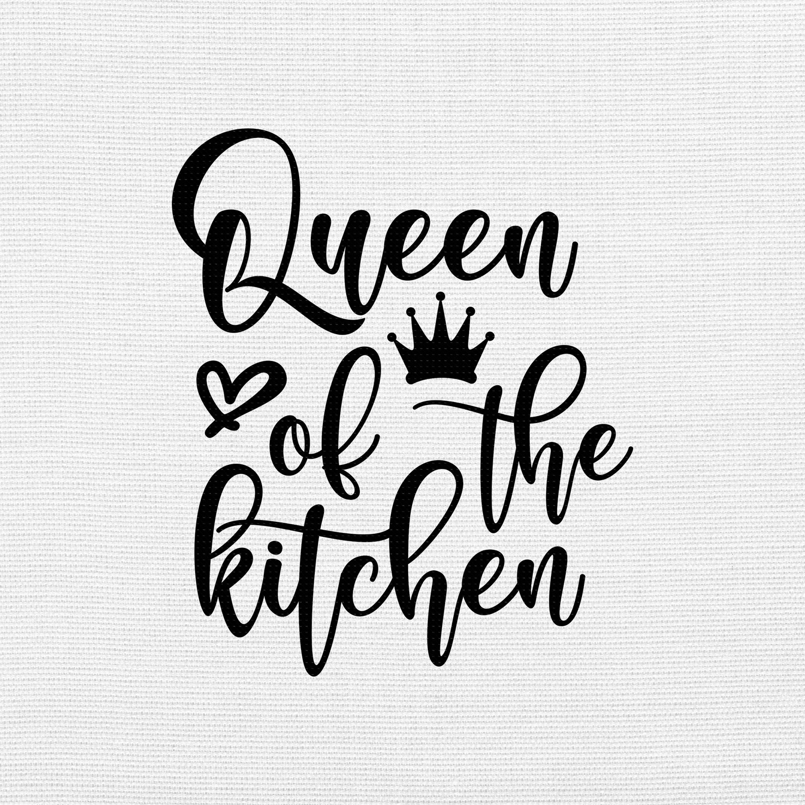 Queen of the Kitchen Svg Png Eps Pdf Files Kitchen Queen Svg | Etsy