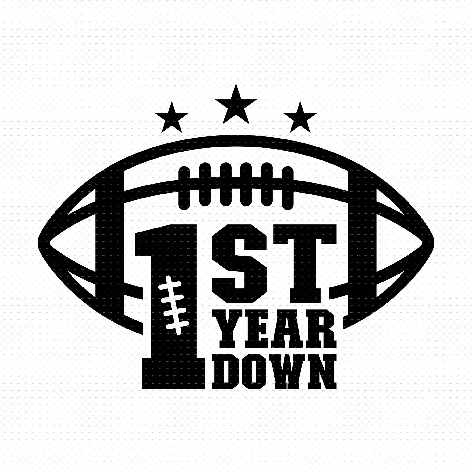 First Year Down Svg Png Eps Pdf Files 1st Year Down - Etsy