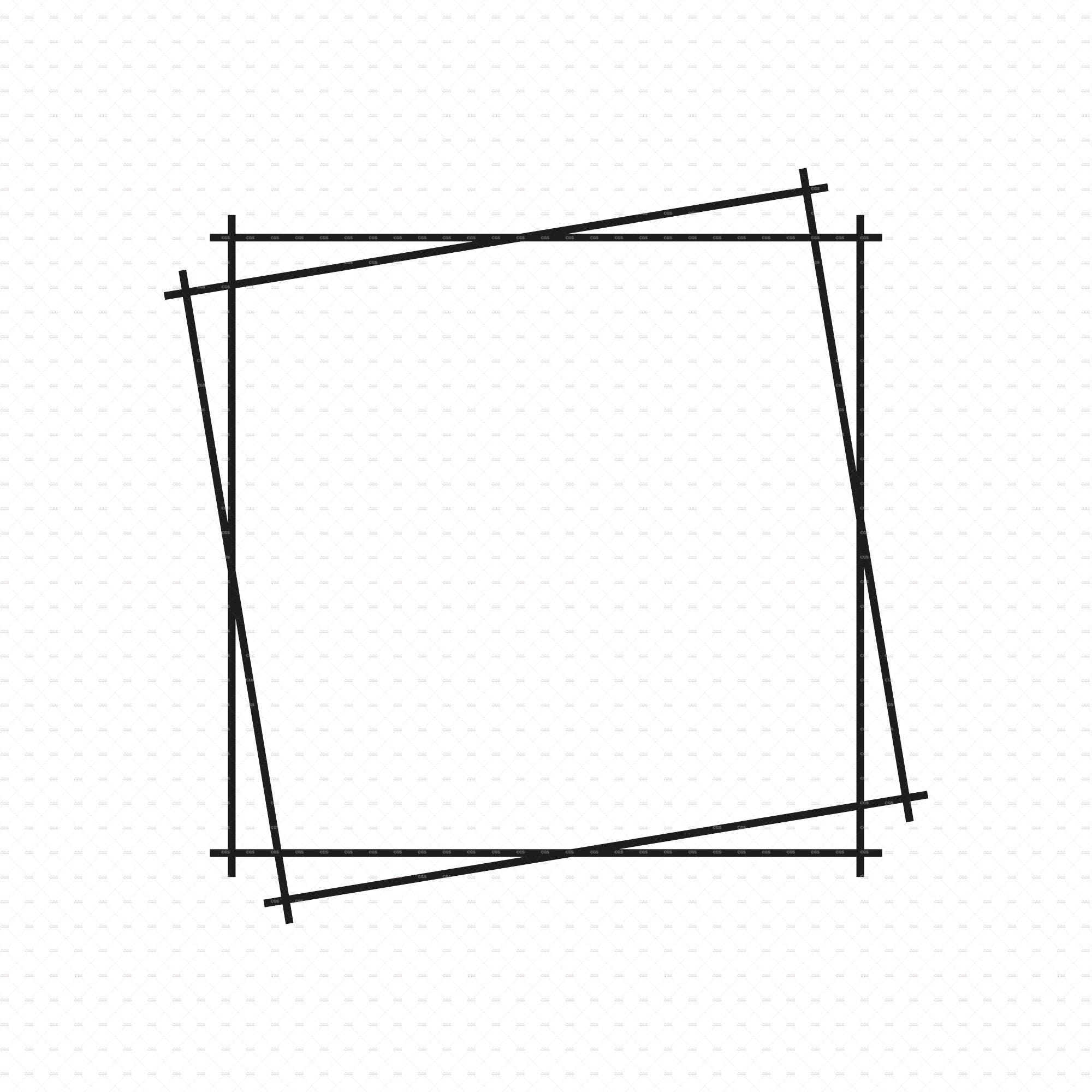 Double Square Frame Svg Png Eps Pdf Files Square Frame Svg - Etsy Canada
