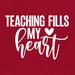 Teaching Fills My Heart Svg, Png, Eps, Pdf Files, Teaching Svg, Teacher ...