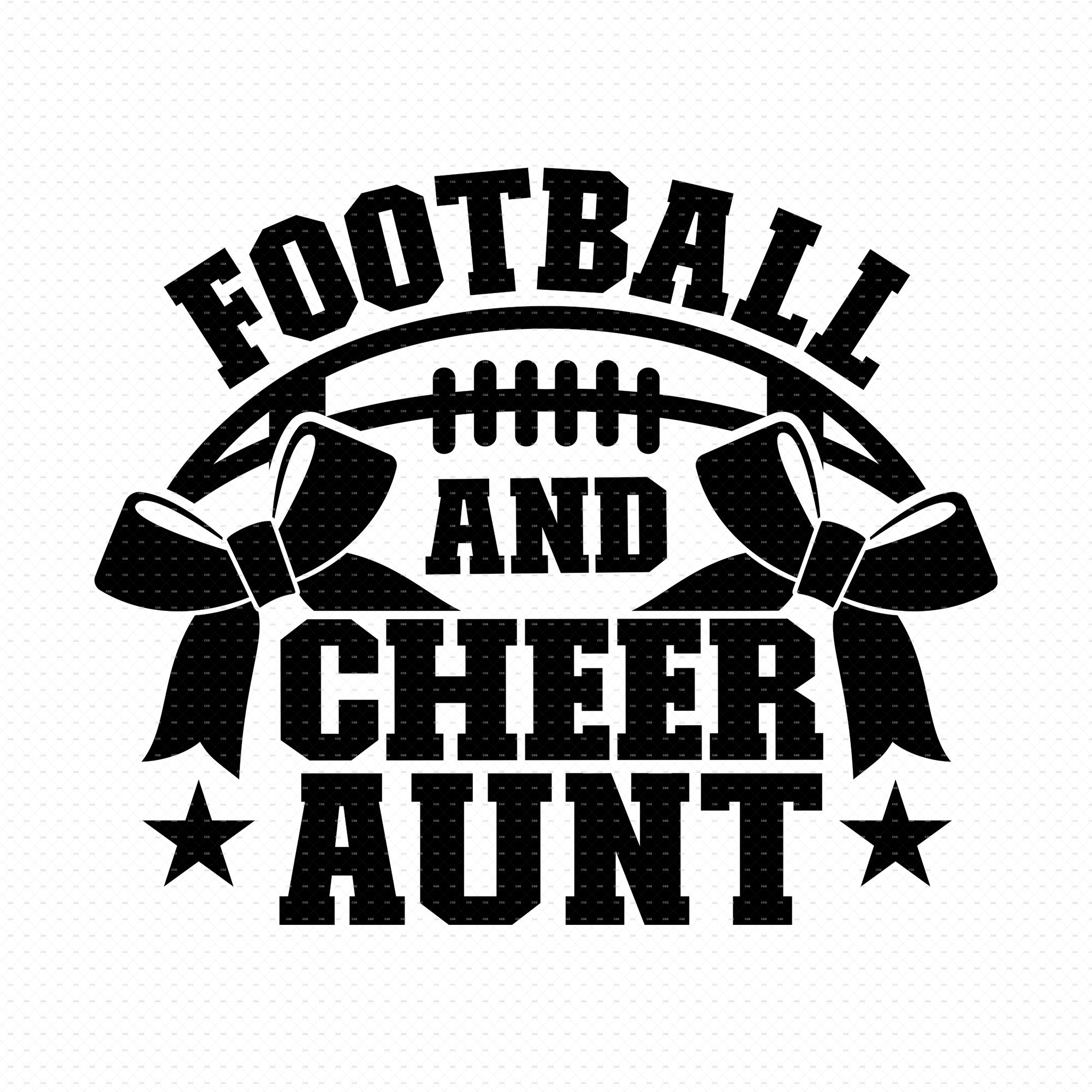 Football and Cheer Aunt Svg Png Eps Pdf Files Football - Etsy