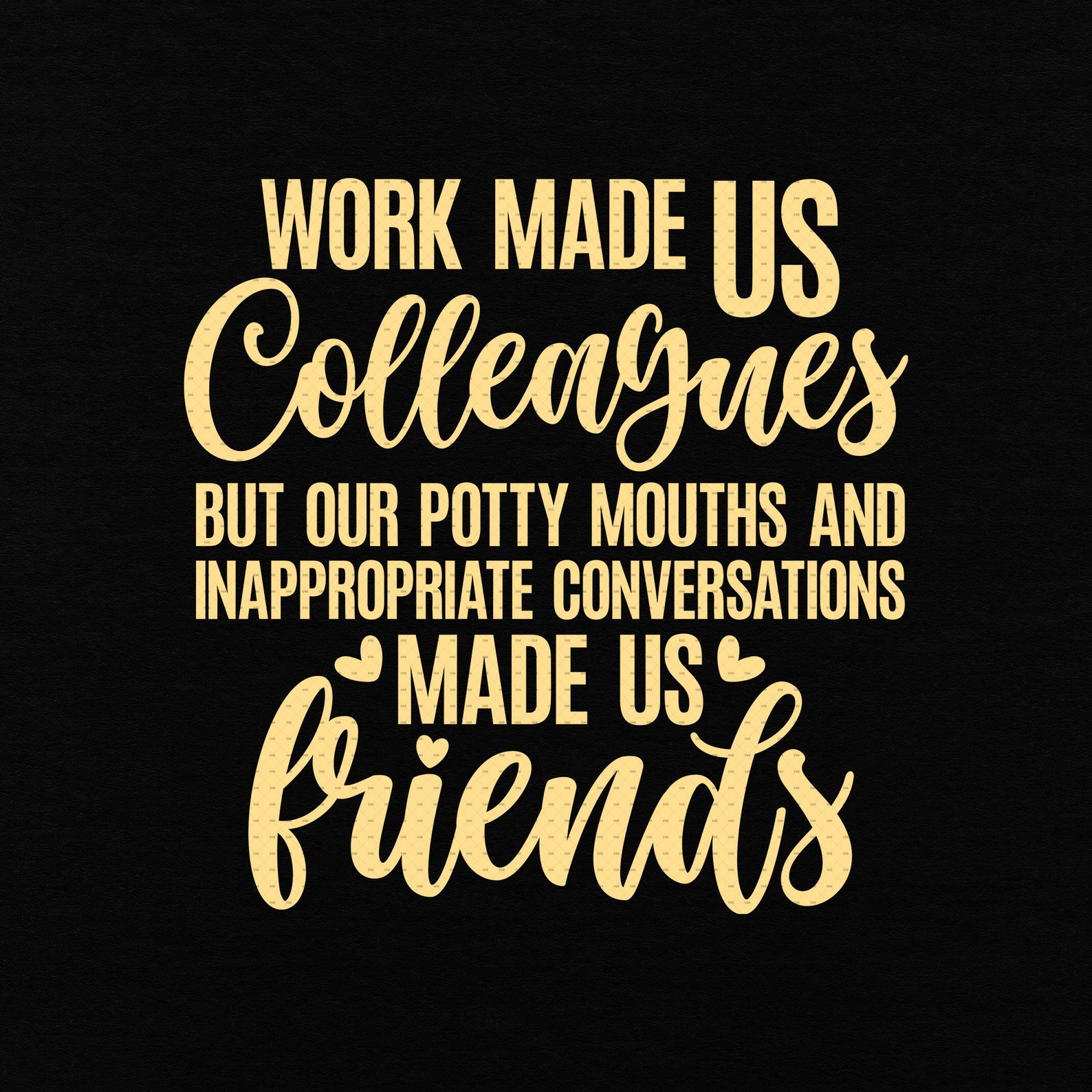 Work Colleagues Friendship Svg Png Pdf Eps Files (digital Download) - Etsy