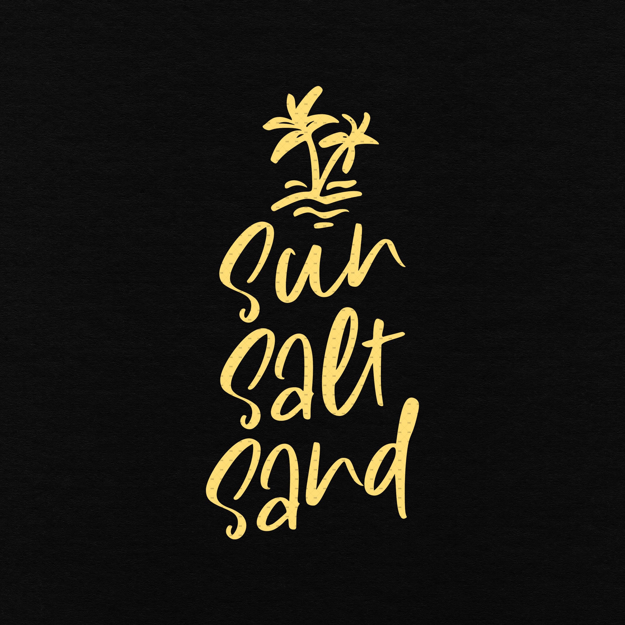 Sun Salt Sand Svg Png Eps Pdf Sun Salt Sand Png Palm Tree - Etsy