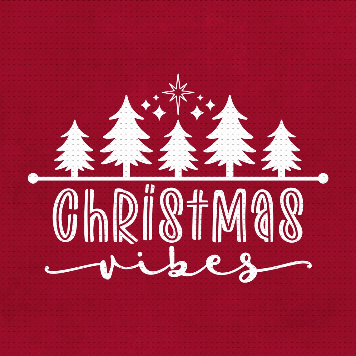 Christmas Vibes Svg Png Eps Pdf Files Xmas Vibes - Etsy