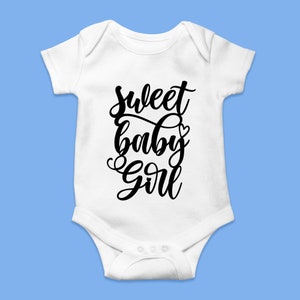 Sweet Baby Girl Svg, Baby Girl Svg, Sweet Baby Girl Cake Topper Svg ...