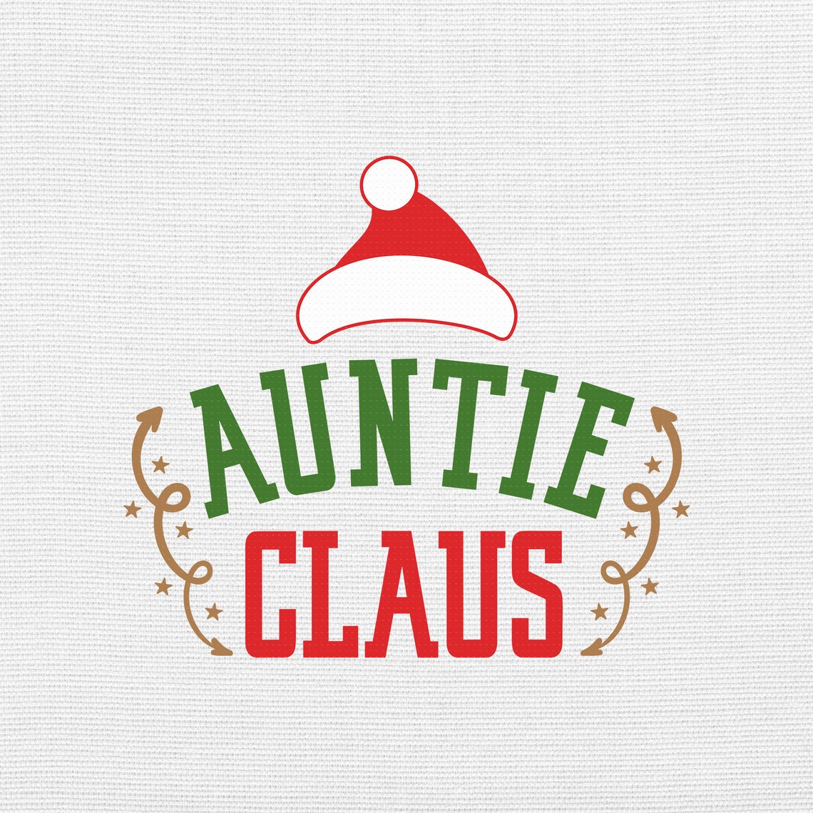 Auntie Claus Svg Png Eps Pdf Files Aunt Christmas Svg - Etsy