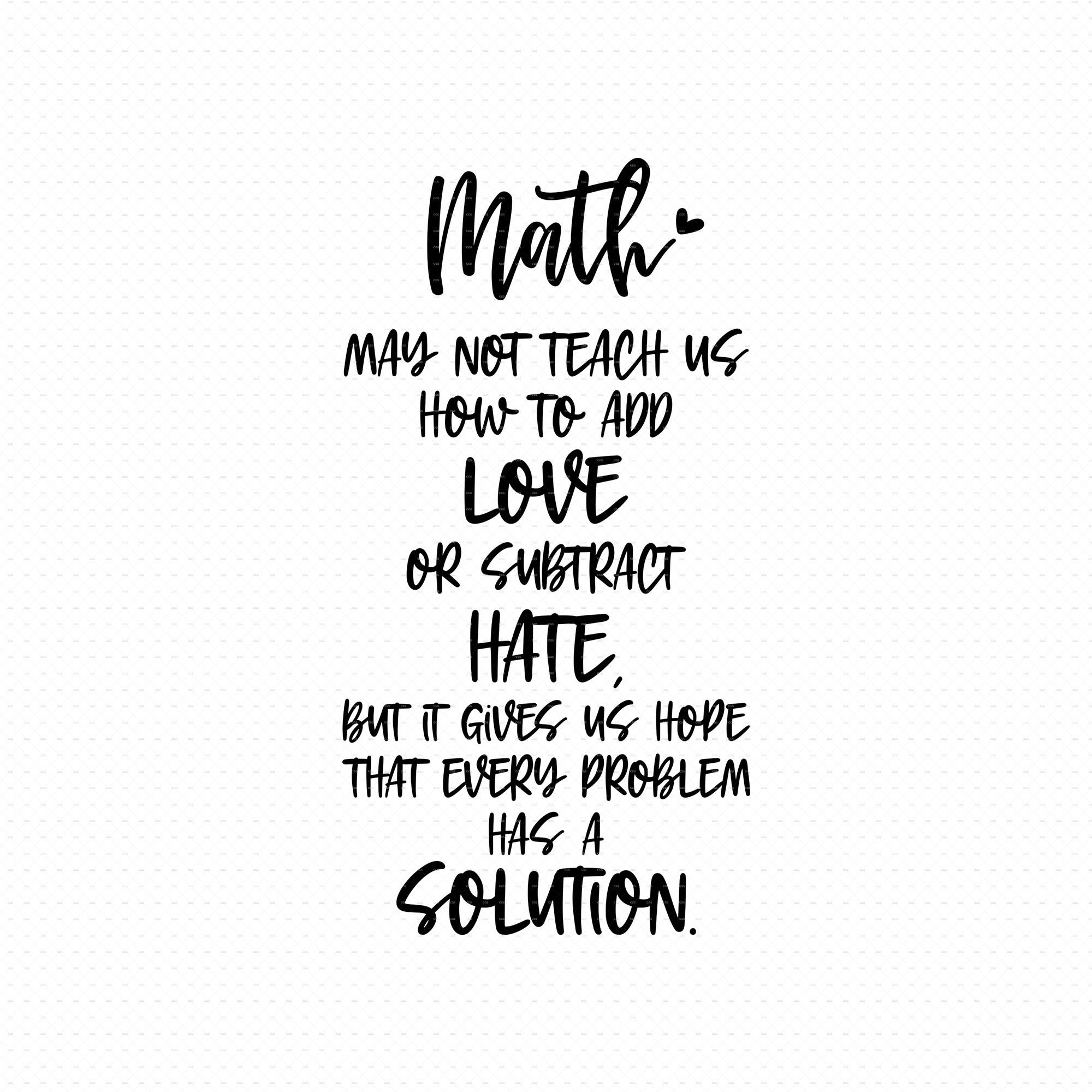 Math Love Quotes
