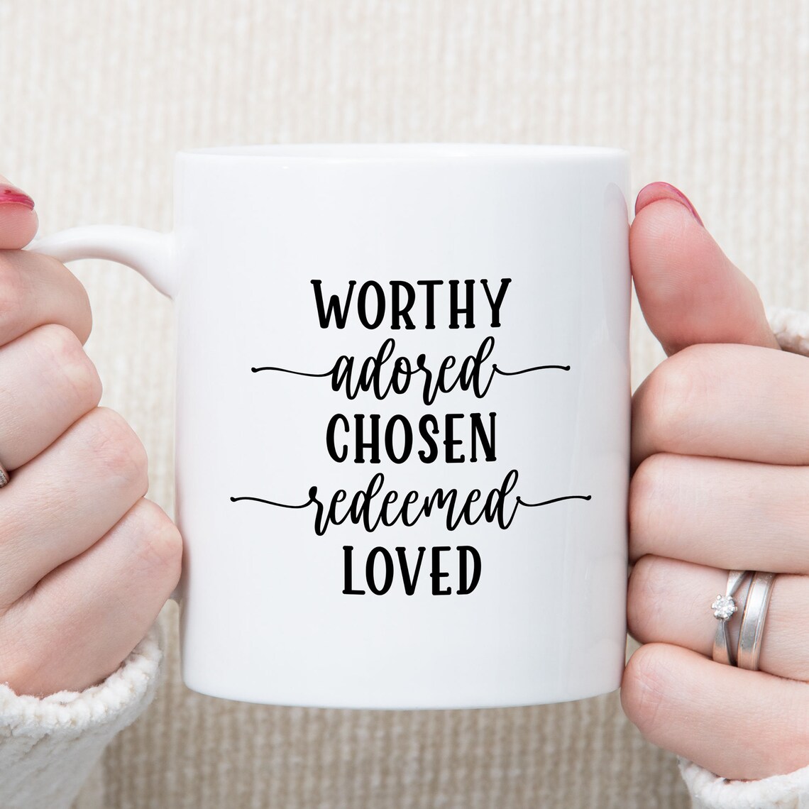 Worthy Adored Chosen Redeemed Loved Svg Png Eps Pdf Files - Etsy