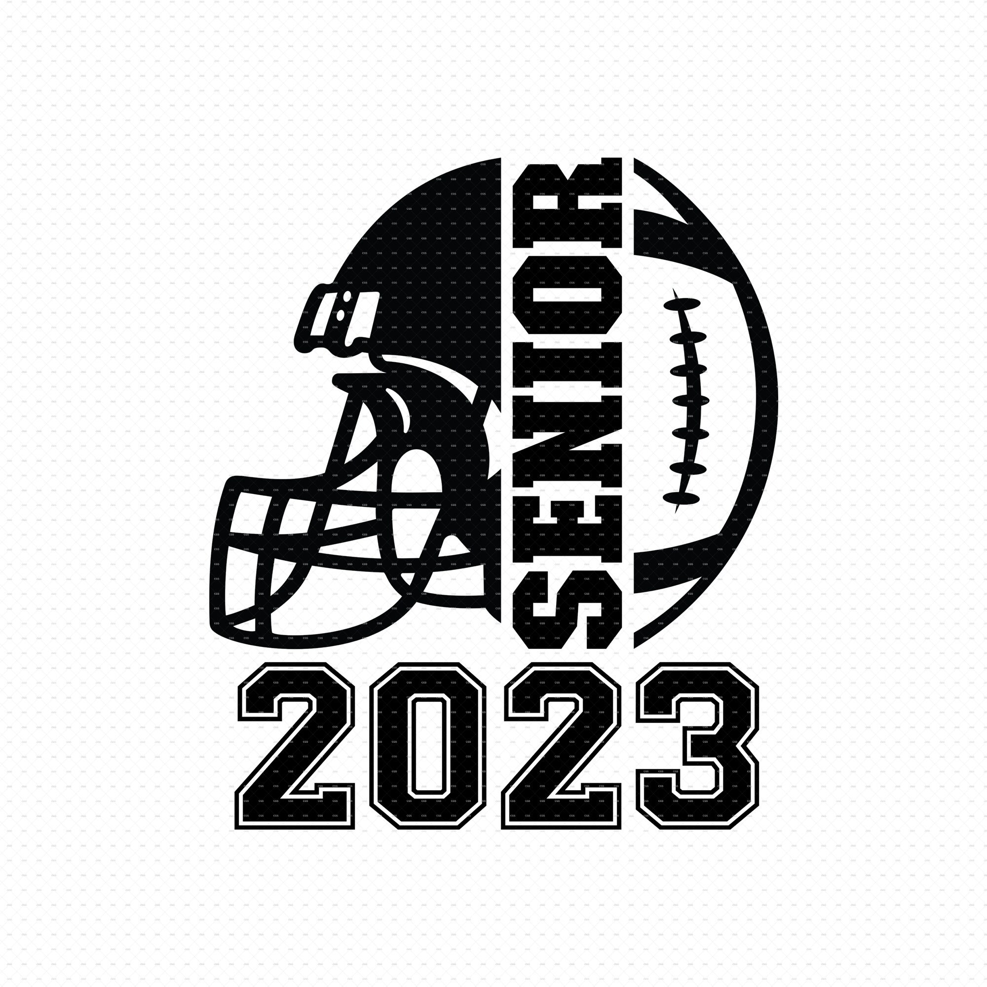 Senior Football Svg Pnd Eps Pdf Files Senior Football 2023 - Etsy