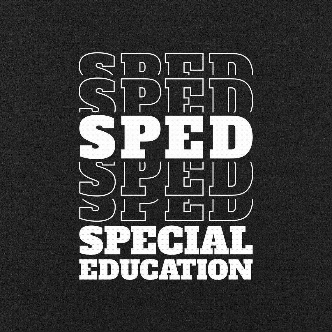 Special Education Svg Png Eps Pdf Files Special ED Svg - Etsy