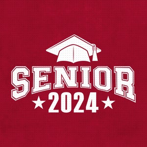 Senior 2024 Svg, Png, Eps, Pdf Cut File, Senior Svg 2024, Senior 2024 ...