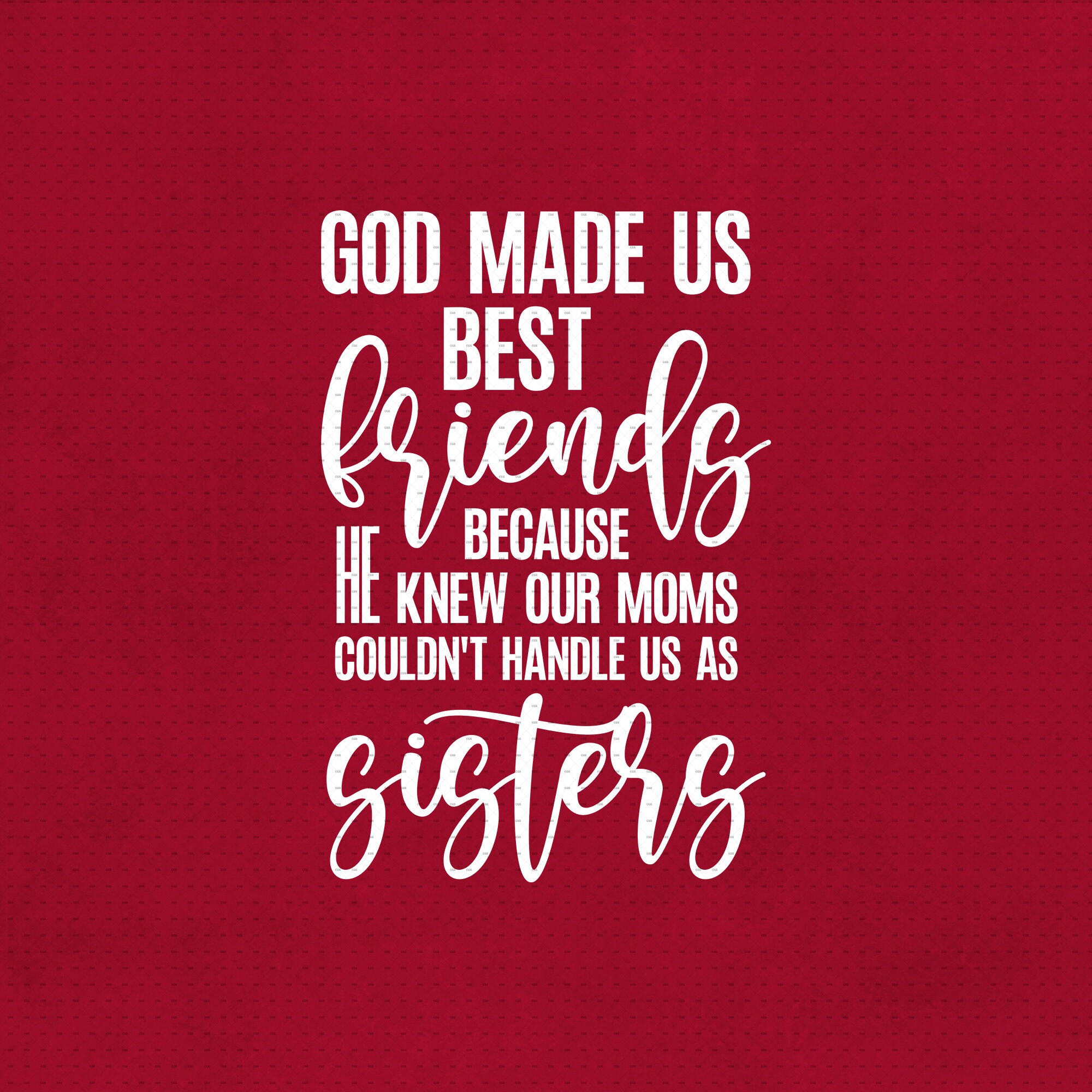 God Made Us Best Friends Svg Png Eps Pdf Files Our Moms - Etsy
