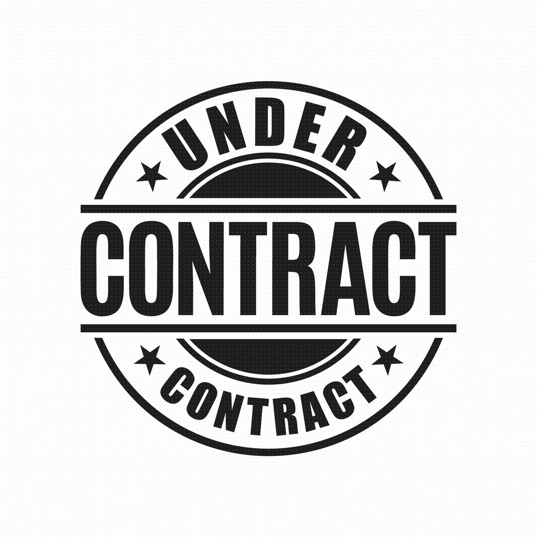 Under Contract Svg Png Eps Pdf Files, Real Estate Svg, Realtor Svg ...