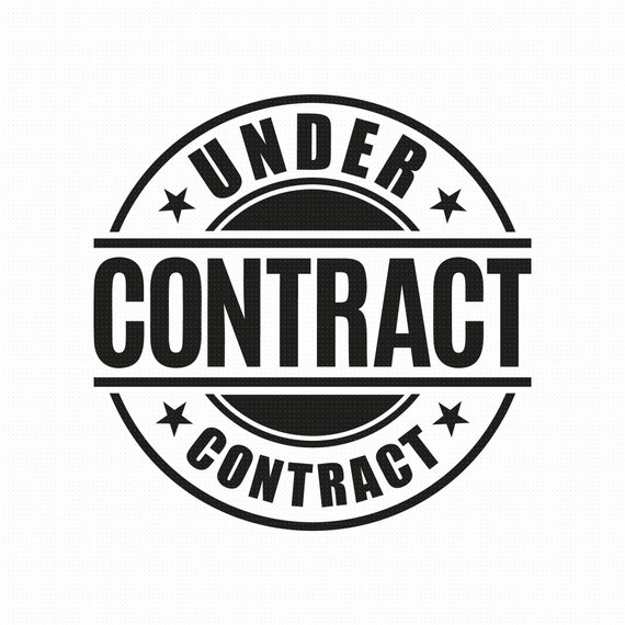 Under Contract Svg Png Eps Pdf Files Real Estate Svg Realtor | Etsy