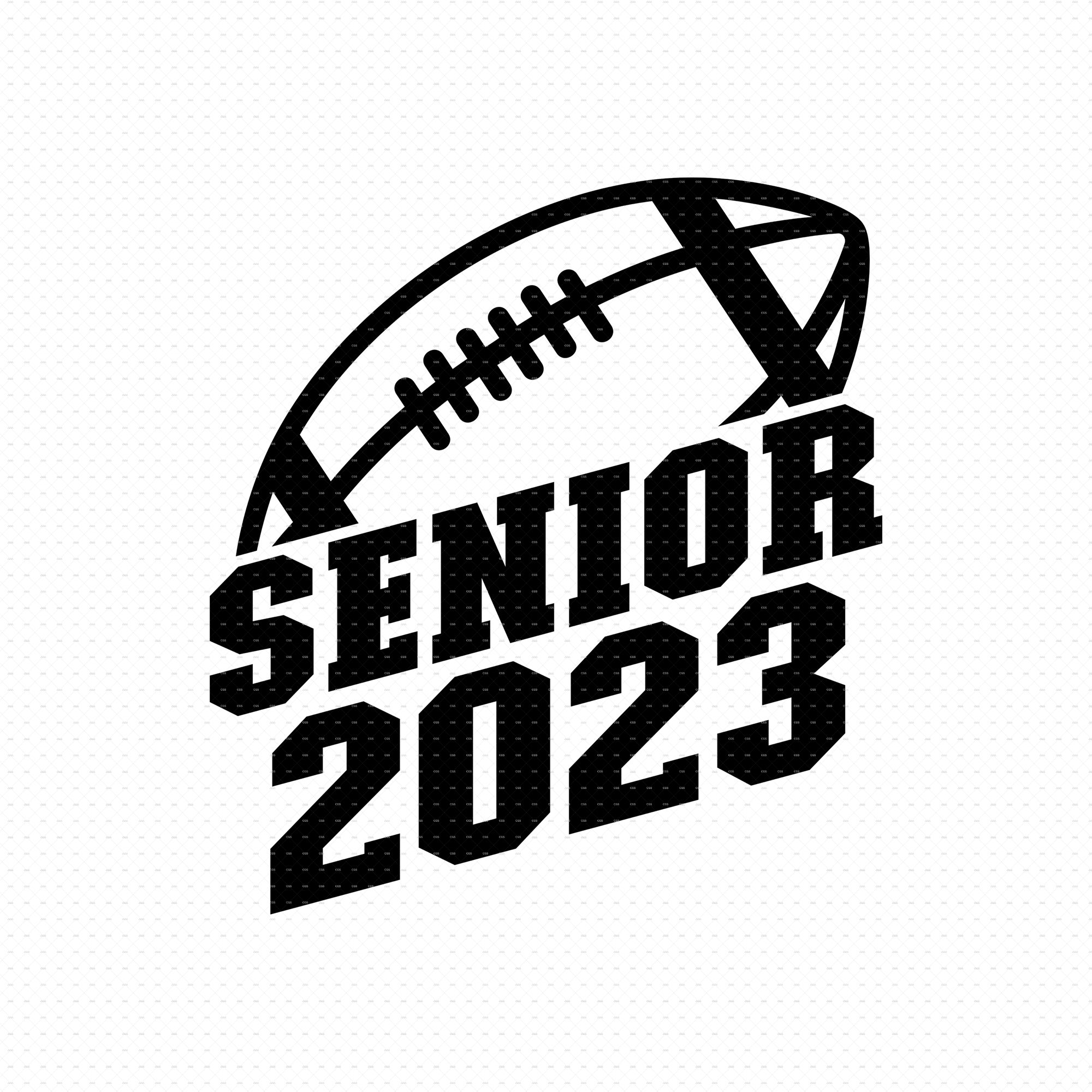 Senior Football Svg Pnd Eps Pdf Files Senior Football 2023 Etsy
