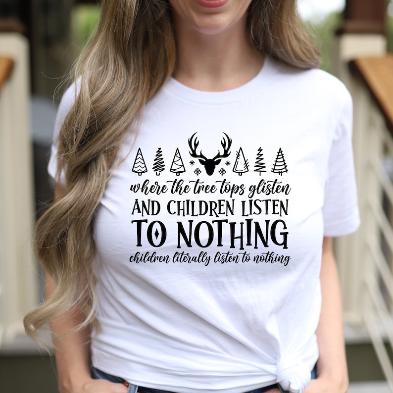 Children Listen to Nothing Svg Png Eps Pdf Files Tree Tops - Etsy