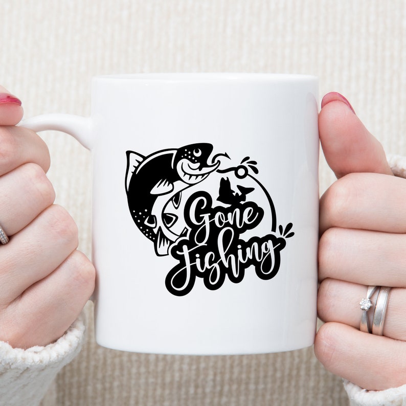 Gone Fishing Svg Png Eps Pdf Files Gone Fishin Svg Fishing - Etsy