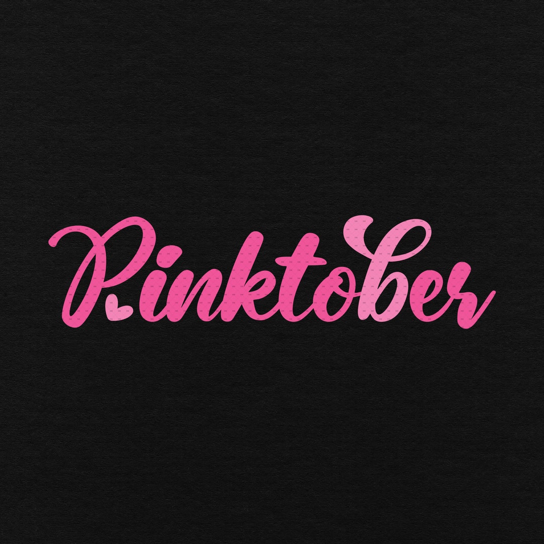 Pinktober Svg Png Eps Pdf Files Breast Cancer Awareness - Etsy