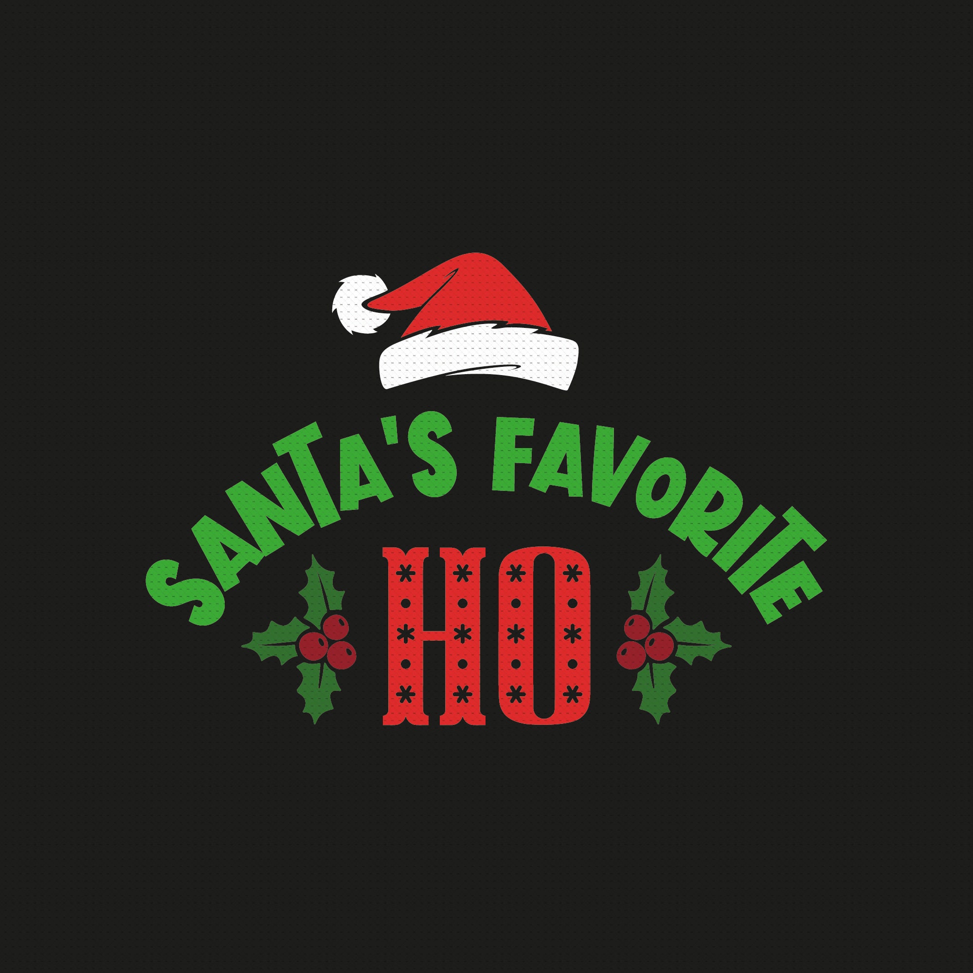 Santa's Favorite Ho Svg Png Eps Pdf Files Funny Christmas - Etsy