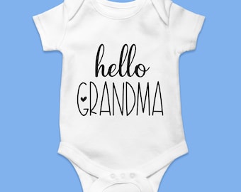 Hello Grandma SVG Pregnancy Announcement SVG Svg Eps - Etsy