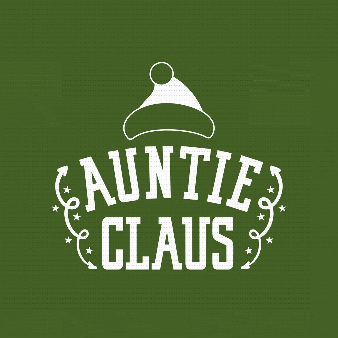 Auntie Claus Svg Png Eps Pdf Files Aunt Christmas Svg - Etsy