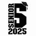 Senior 2025 Svg, Png, Eps, Pdf Cut File, Senior Svg 2025, Senior 2025 ...