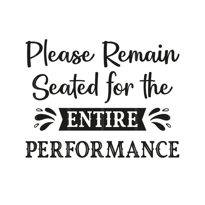 Please Remain Seated - Etsy