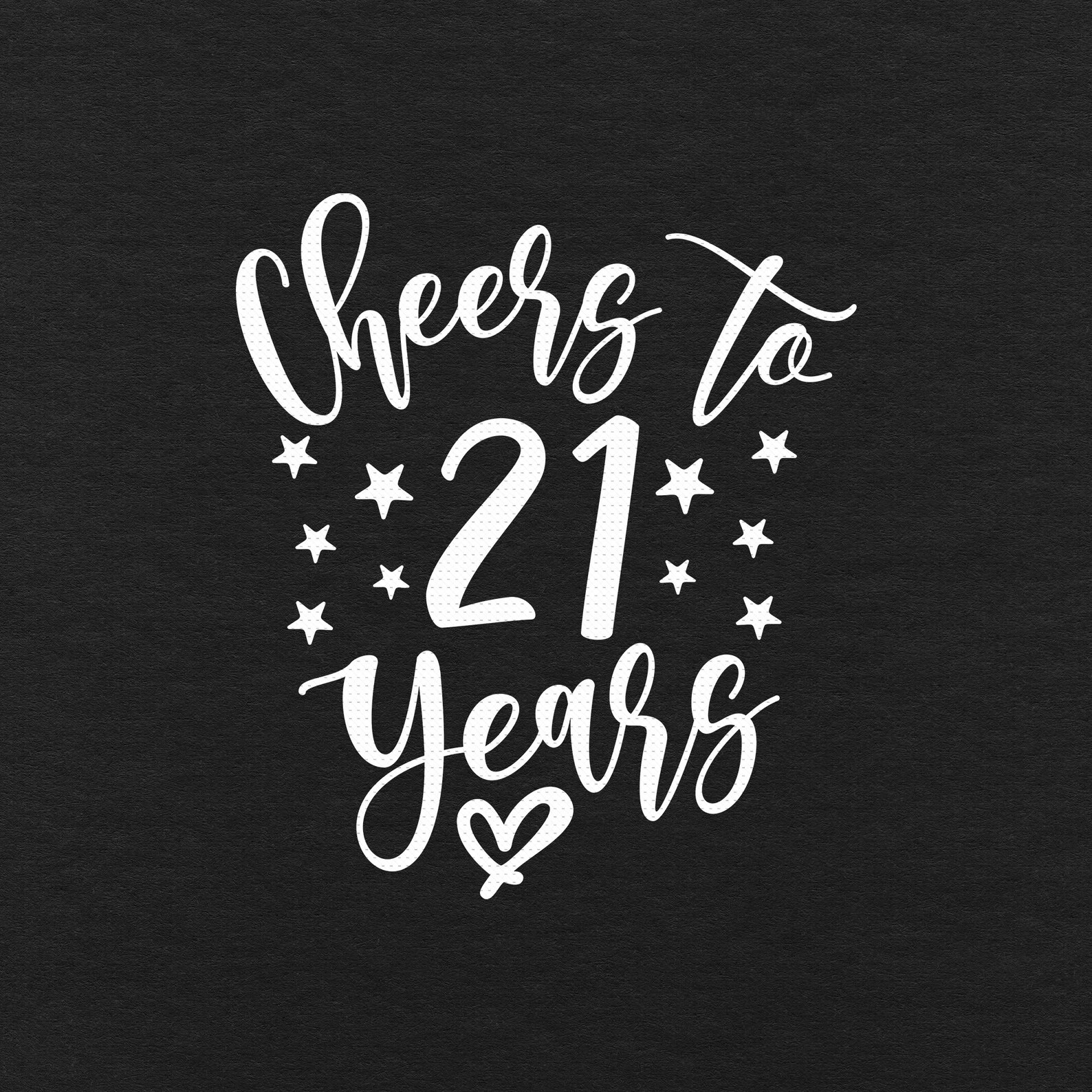 Cheers To 21 Years Svg Png Eps Pdf Files 21 Birthday 21st Etsy