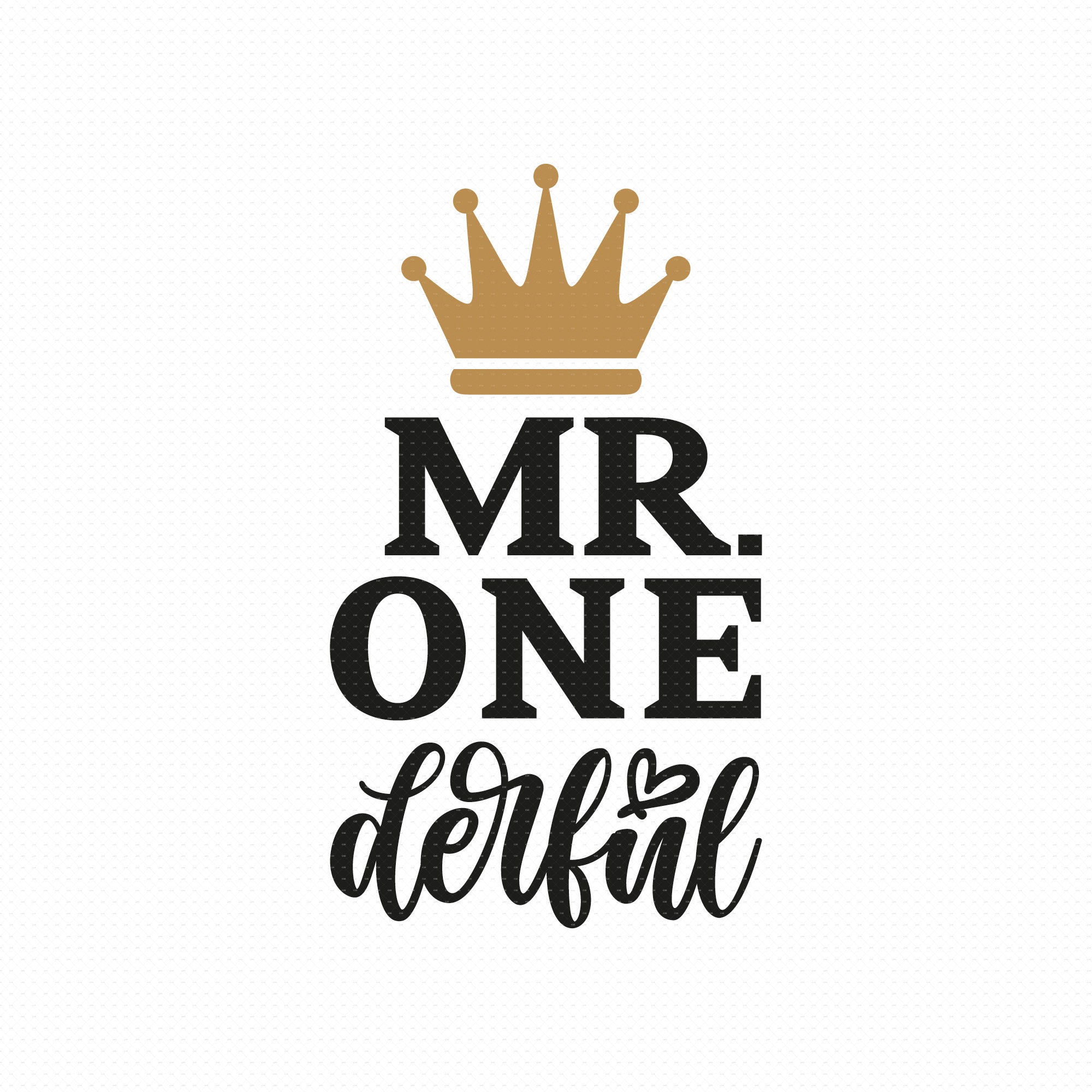 Mr. Onederful Svg Png Eps Pdf Files, First Birthday Svg, Onederful Svg ...