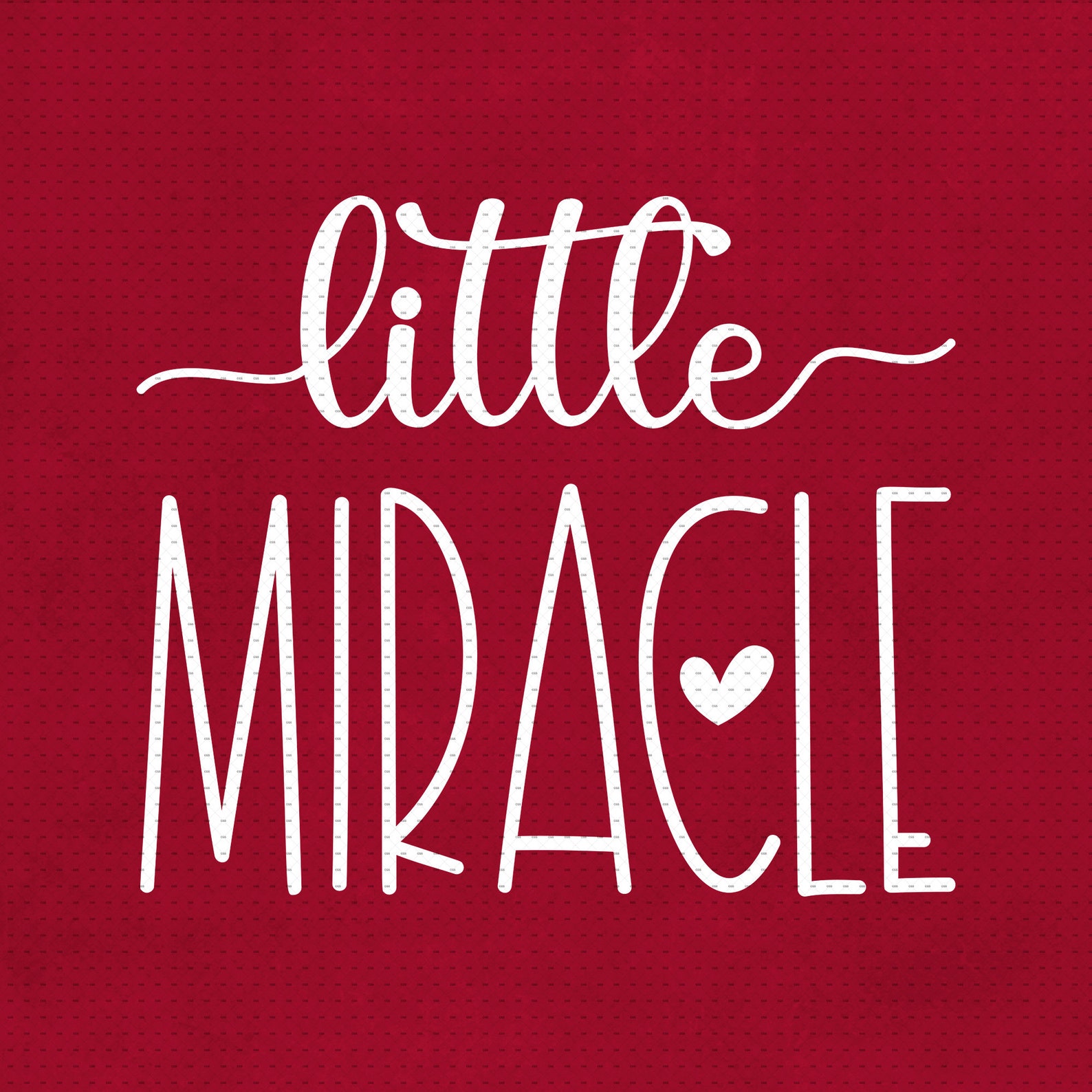 Little Miracle Svg Png Eps Pdf Files, Onesies Svg, Newborn Svg, Miracle ...