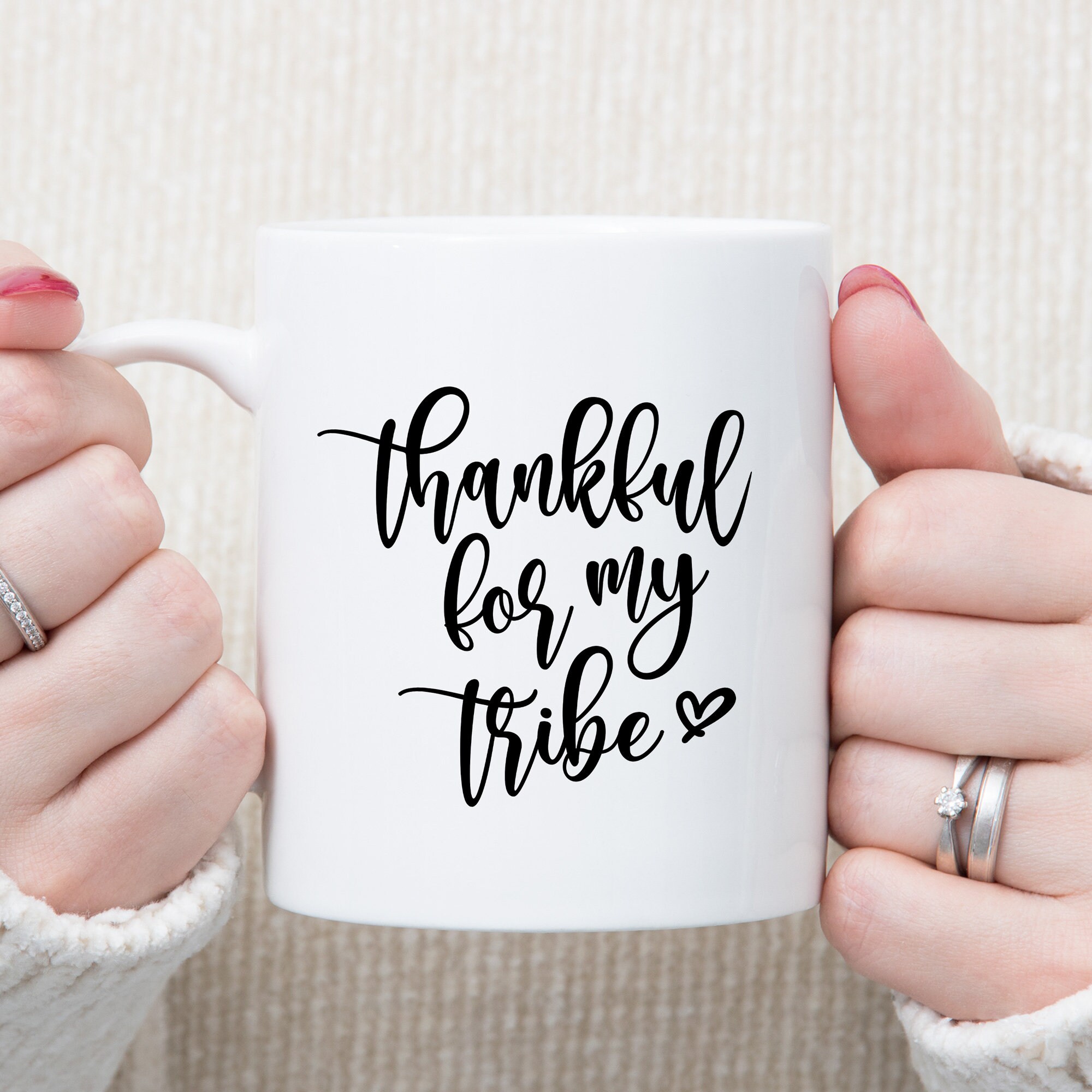 Thankful for My Tribe Svg Png Eps Pdf Files Thanksgiving Svg - Etsy