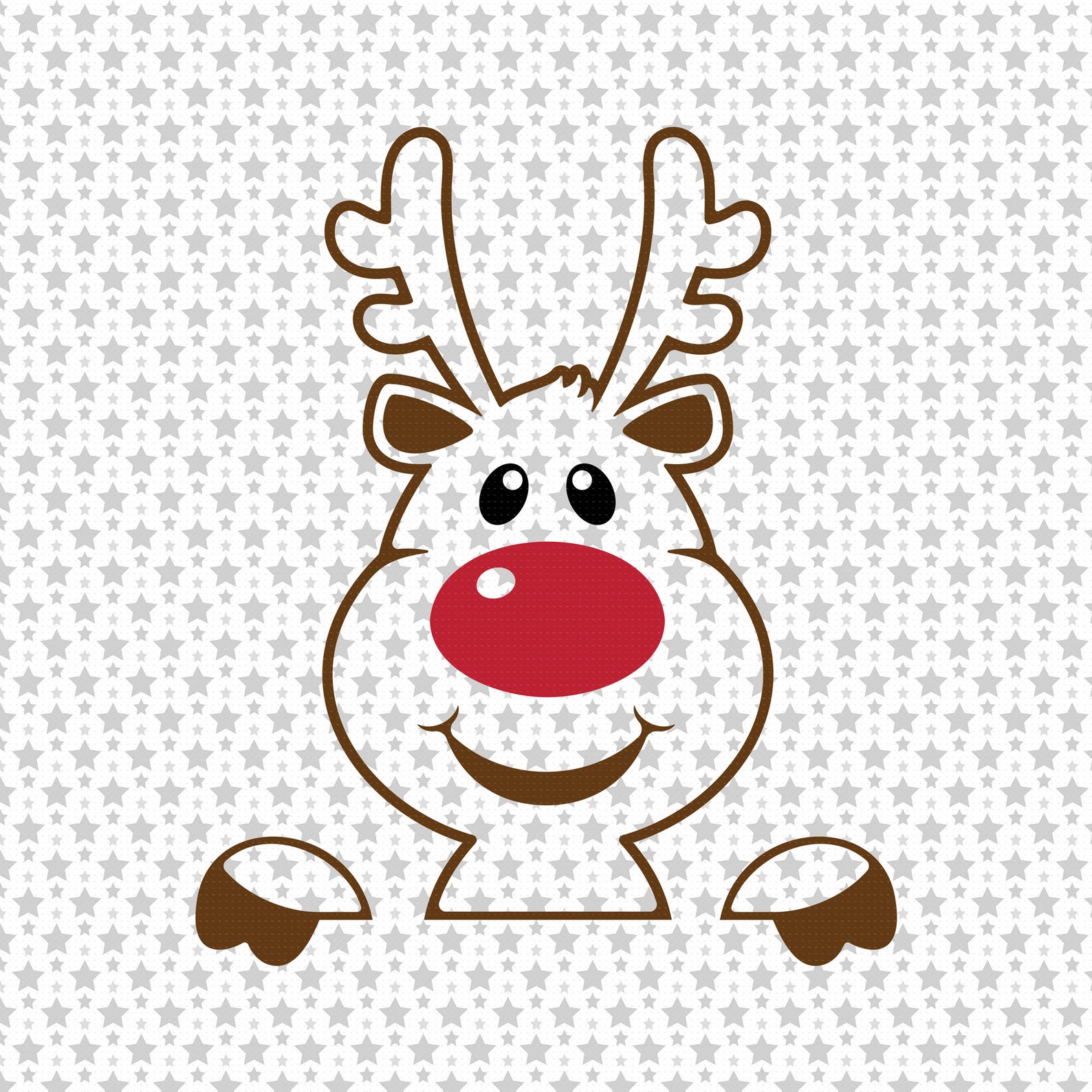Reindeer Svg Png Eps Pdf Files Reindeer Monogram Svg - Etsy